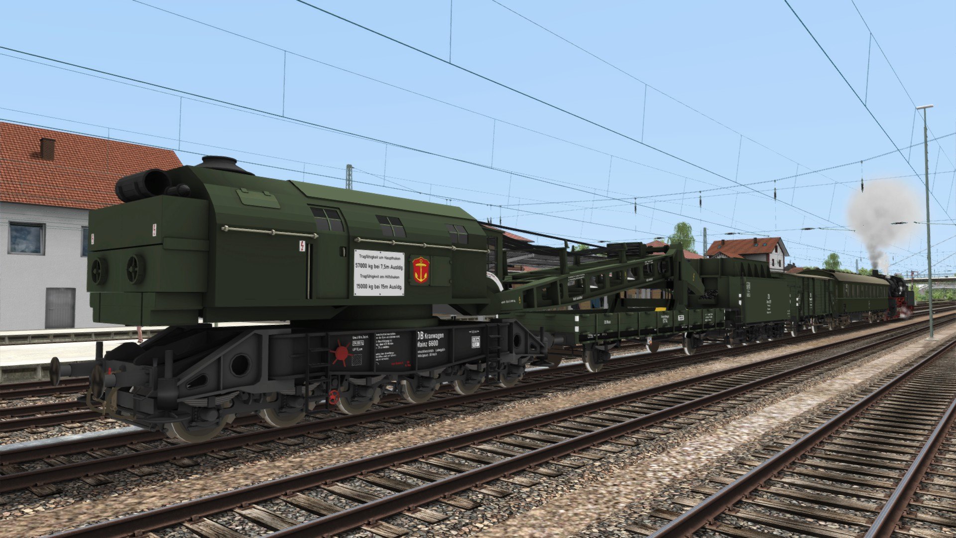 EDK-Zug (Kranzug/Dampfkran) von Wilbur Graphics - Ankündigungen/Neuigkeiten - Rail-Sim.de - Die ...